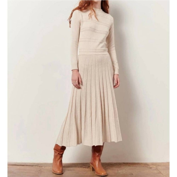 Sessun | Dresses | Sessun Lucia Dress In White Cloud Size S Sezane ...